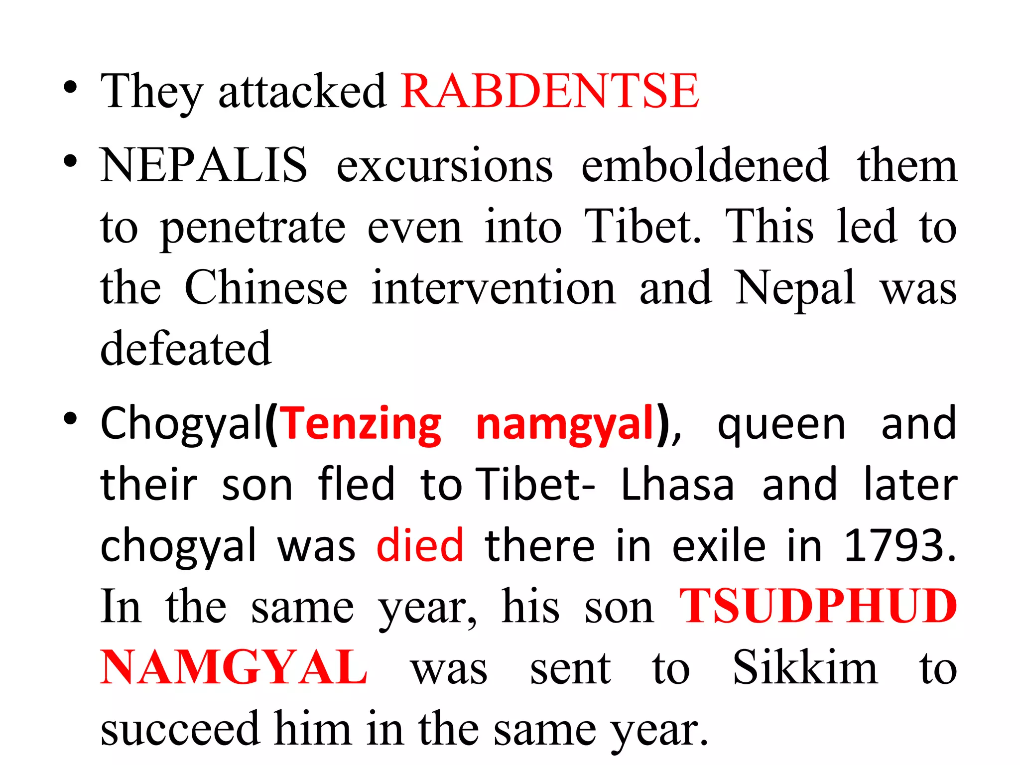 History of sikkim | PPT