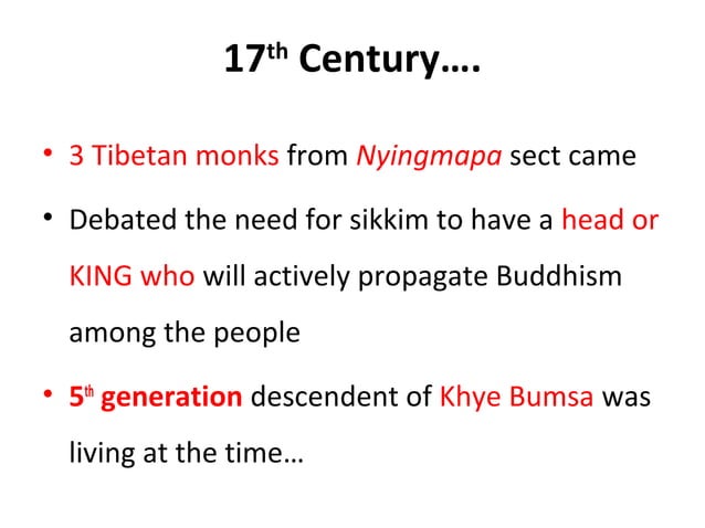 History of sikkim | PPT
