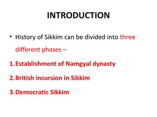 History of sikkim | PPT