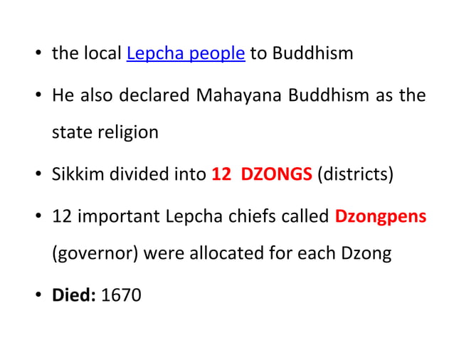 History of sikkim | PPT