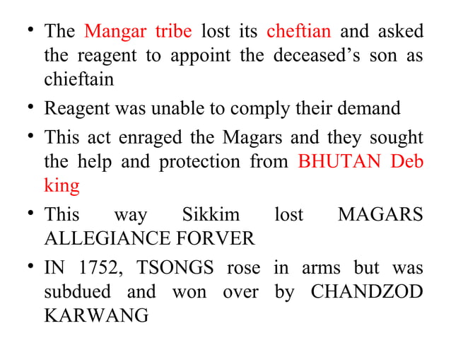 History of sikkim | PPT