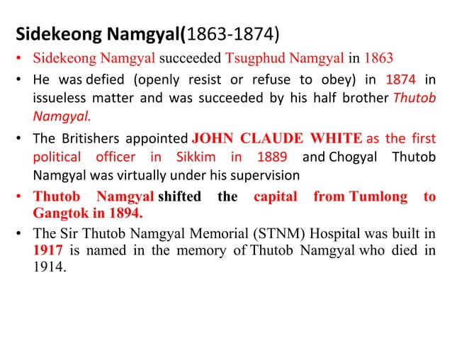 History of sikkim | PPT