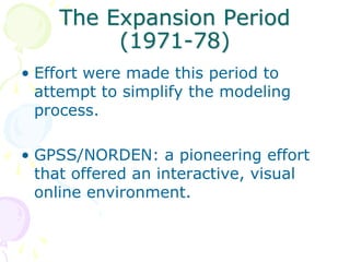 History of simulation software | PPTX