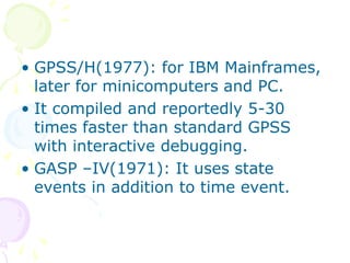 History of simulation software | PPTX