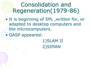 History of simulation software | PPTX