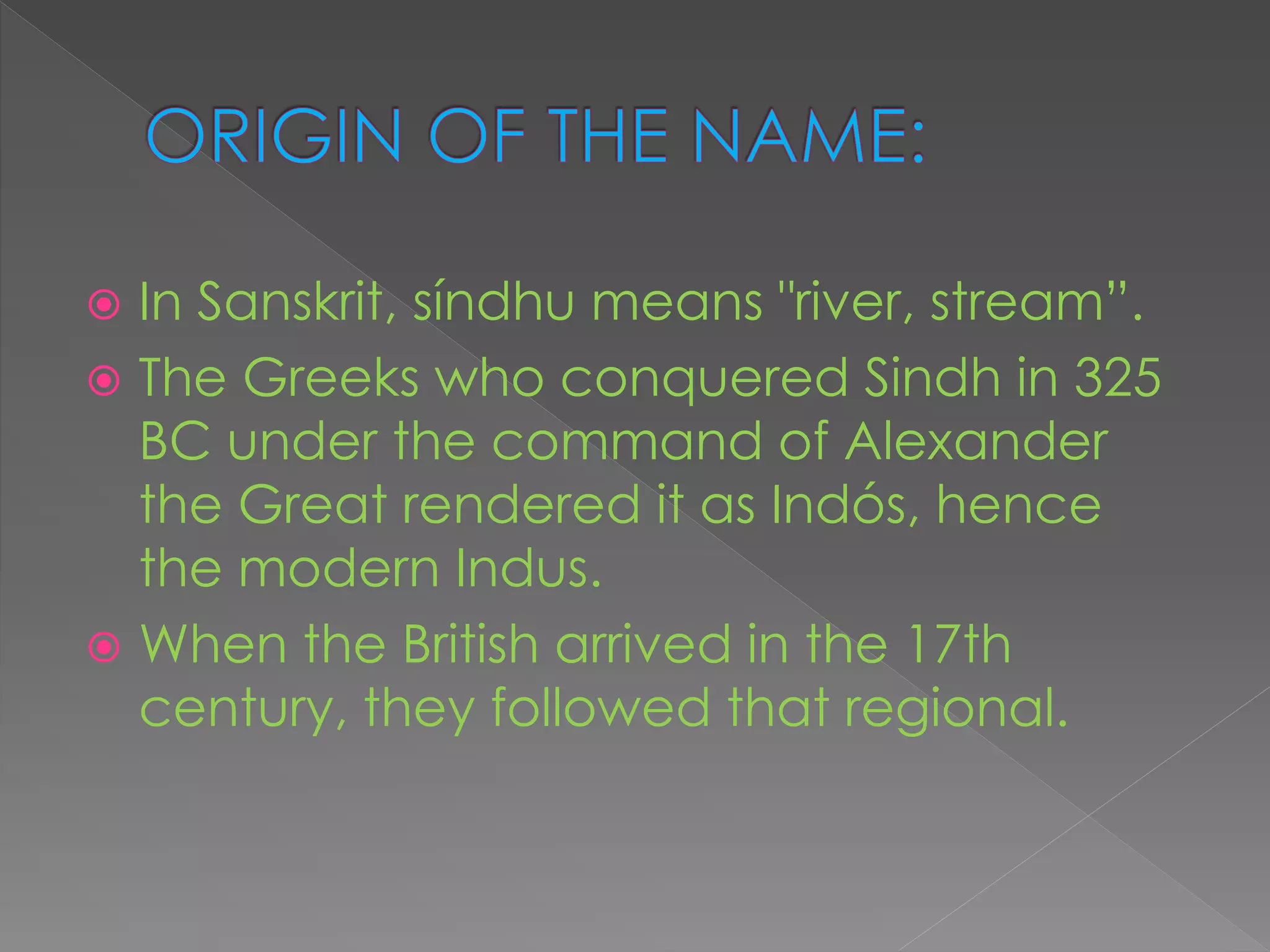 History of Sindh | PPTX