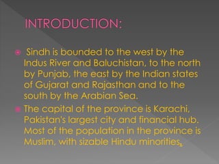 History of Sindh | PPTX