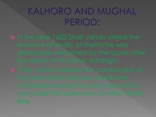 History of Sindh | PPTX