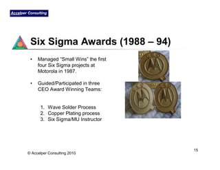 History Of Six Sigma By Praveen Gupta | PDF