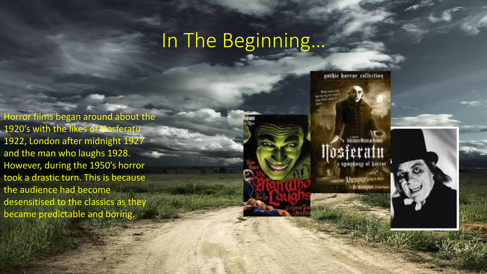 History of slasher horror | PPTX | Horror | Genres