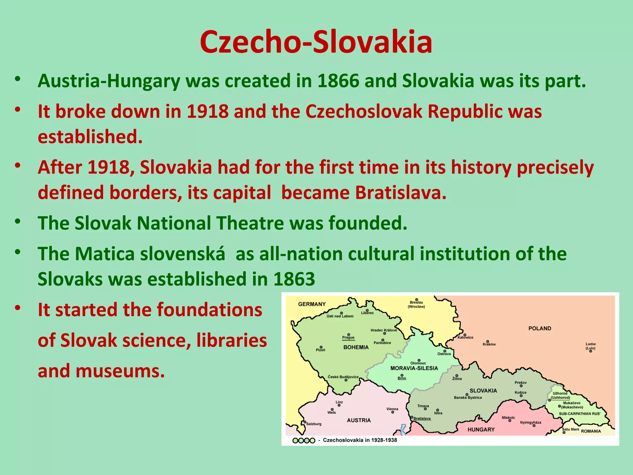 History of Slovakia prezentacia | PPS | Europe Travel | Travel Locations