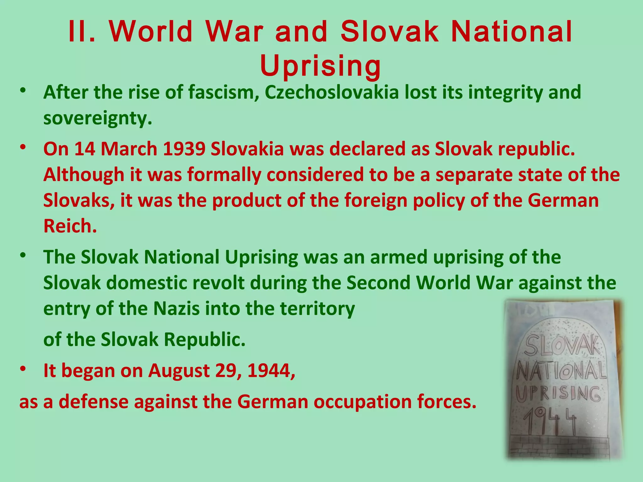History of Slovakia prezentacia | PPS | Europe Travel | Travel Locations