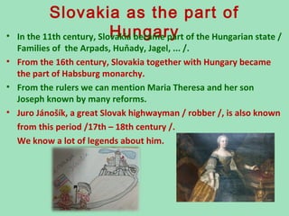 History of Slovakia prezentacia | PPS | Europe Travel | Travel Locations