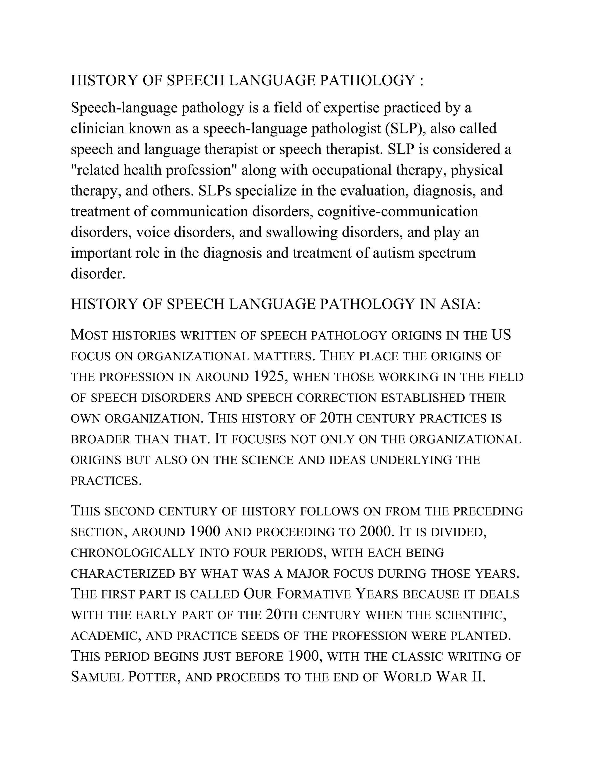 History of slp. aimen wasay | DOC