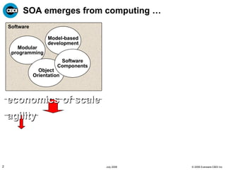 A Simple History of SOA | PPT | Computing | Technology & Computing