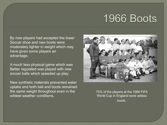 History of soccer boots | PPTX