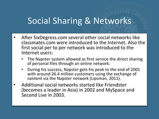 The history of social networks | PPT