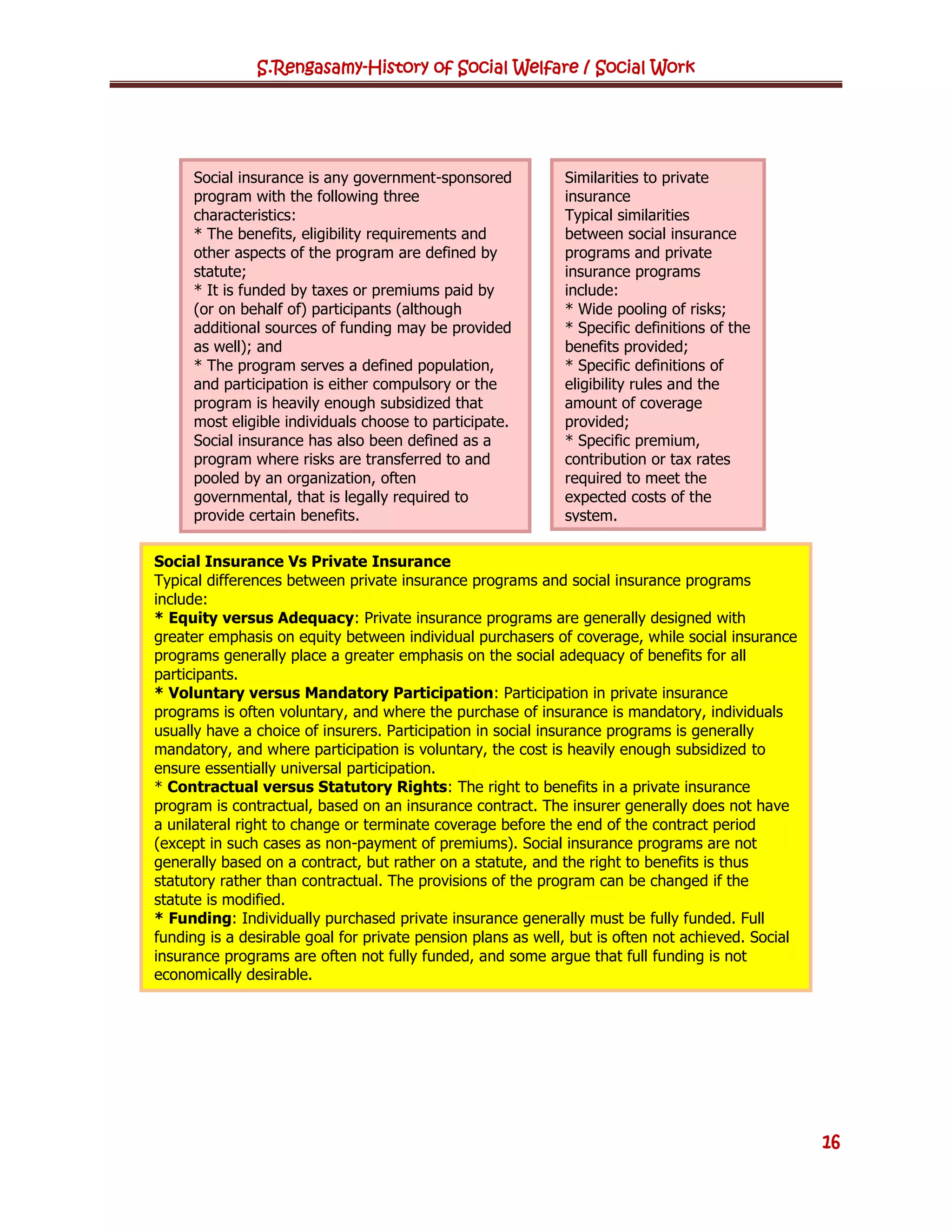 History of social welfare social work | PDF