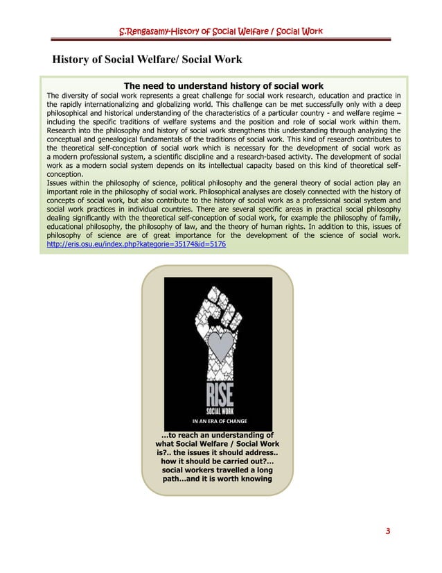 History of social welfare social work | PDF