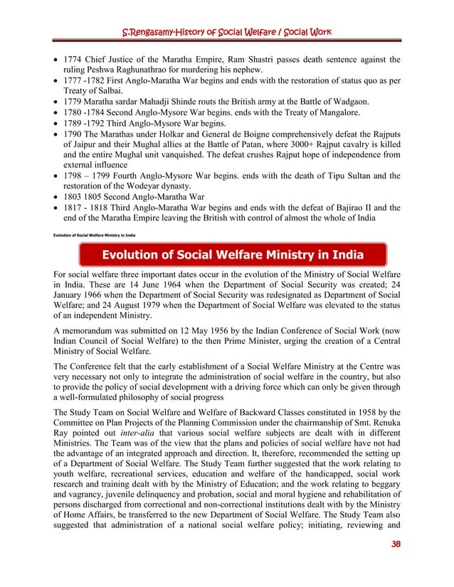 History of social welfare social work | PDF