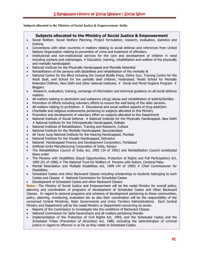 History of social welfare social work | PDF