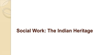 History of social work | PPTX