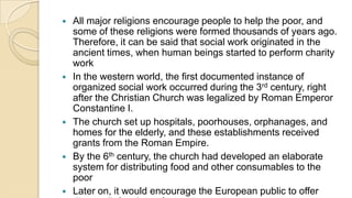 History of social work | PPTX