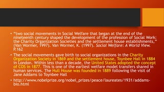 Origin of Social Work in UK-USA-INDIA | PPTX
