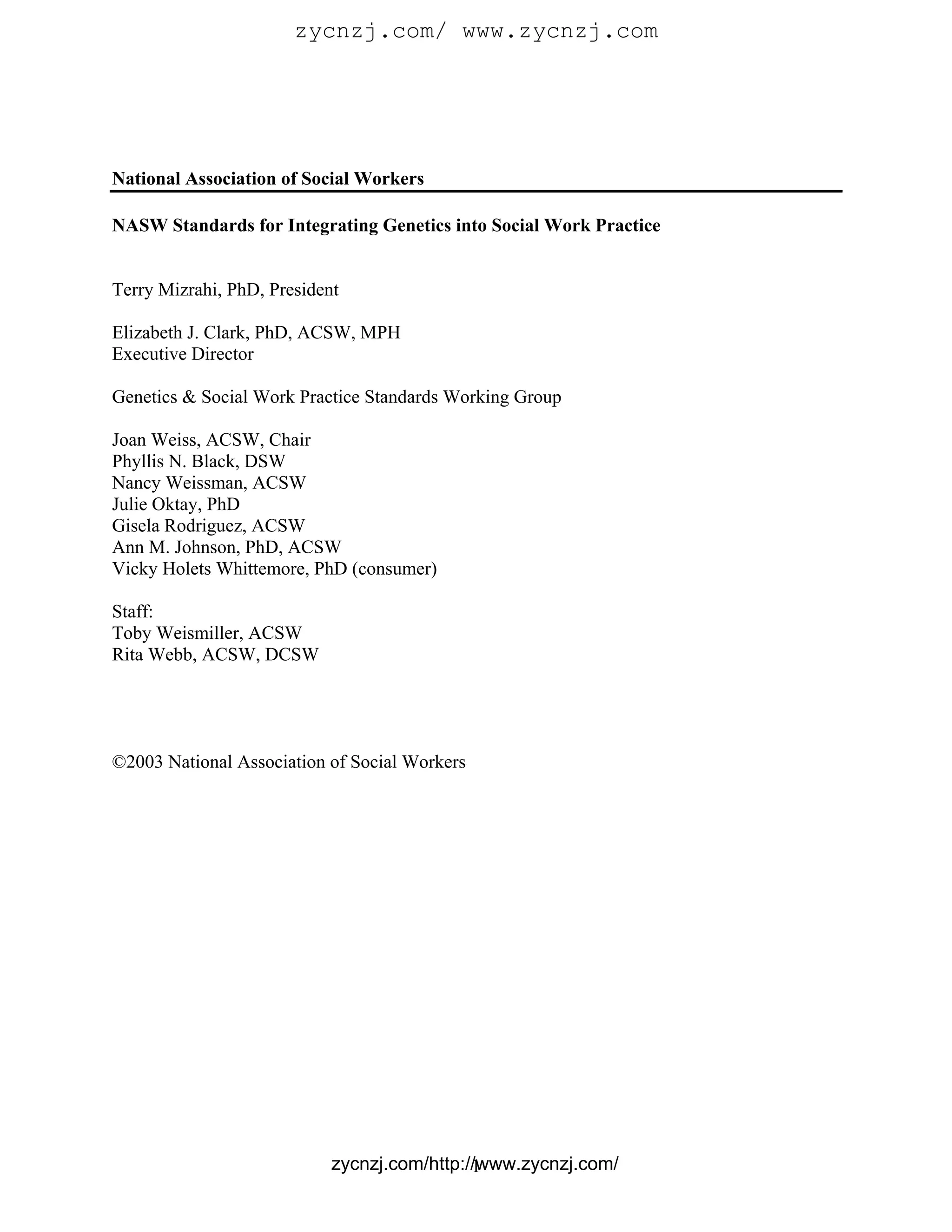 History of social work and genetics | PDF