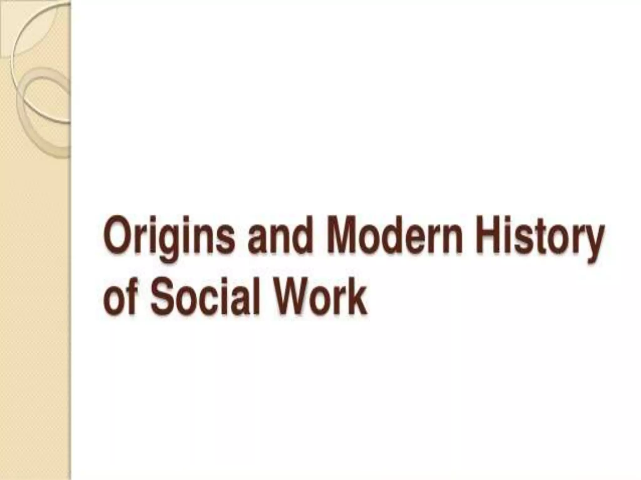 History of social work by Md.Habeeb , | PPTX