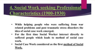 History of social work in usa | PPTX