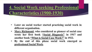 History of social work in usa | PPTX