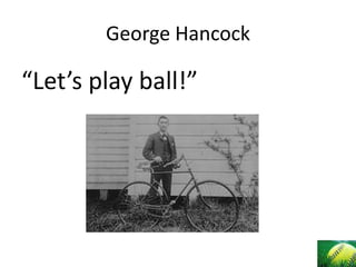 History of softball | PPTX