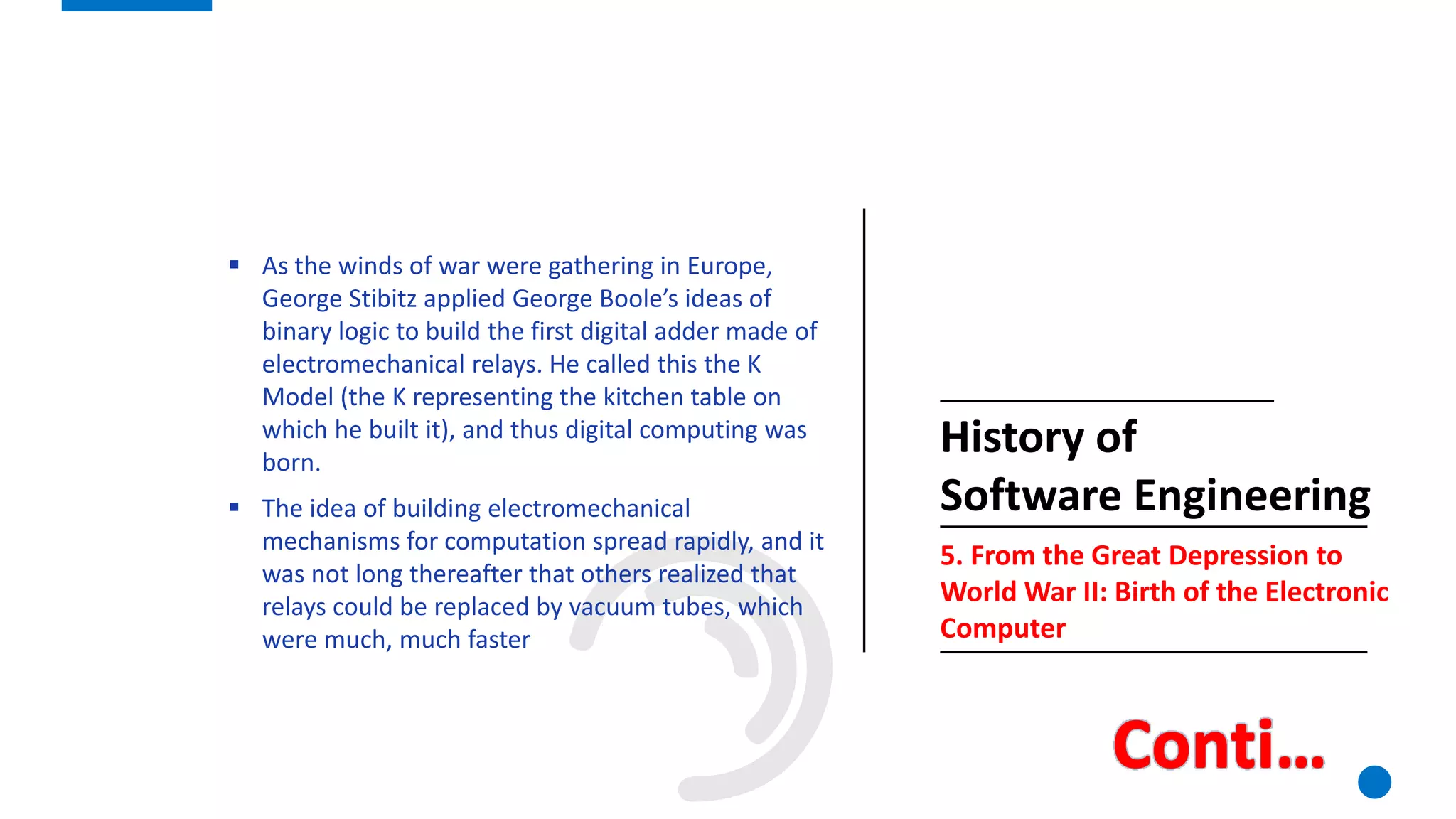 History of software engineering | PPTX