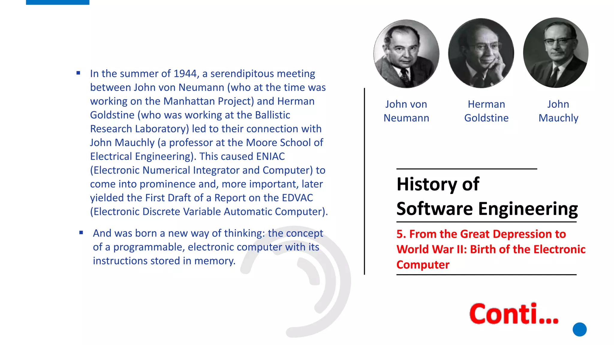 History of software engineering | PPTX