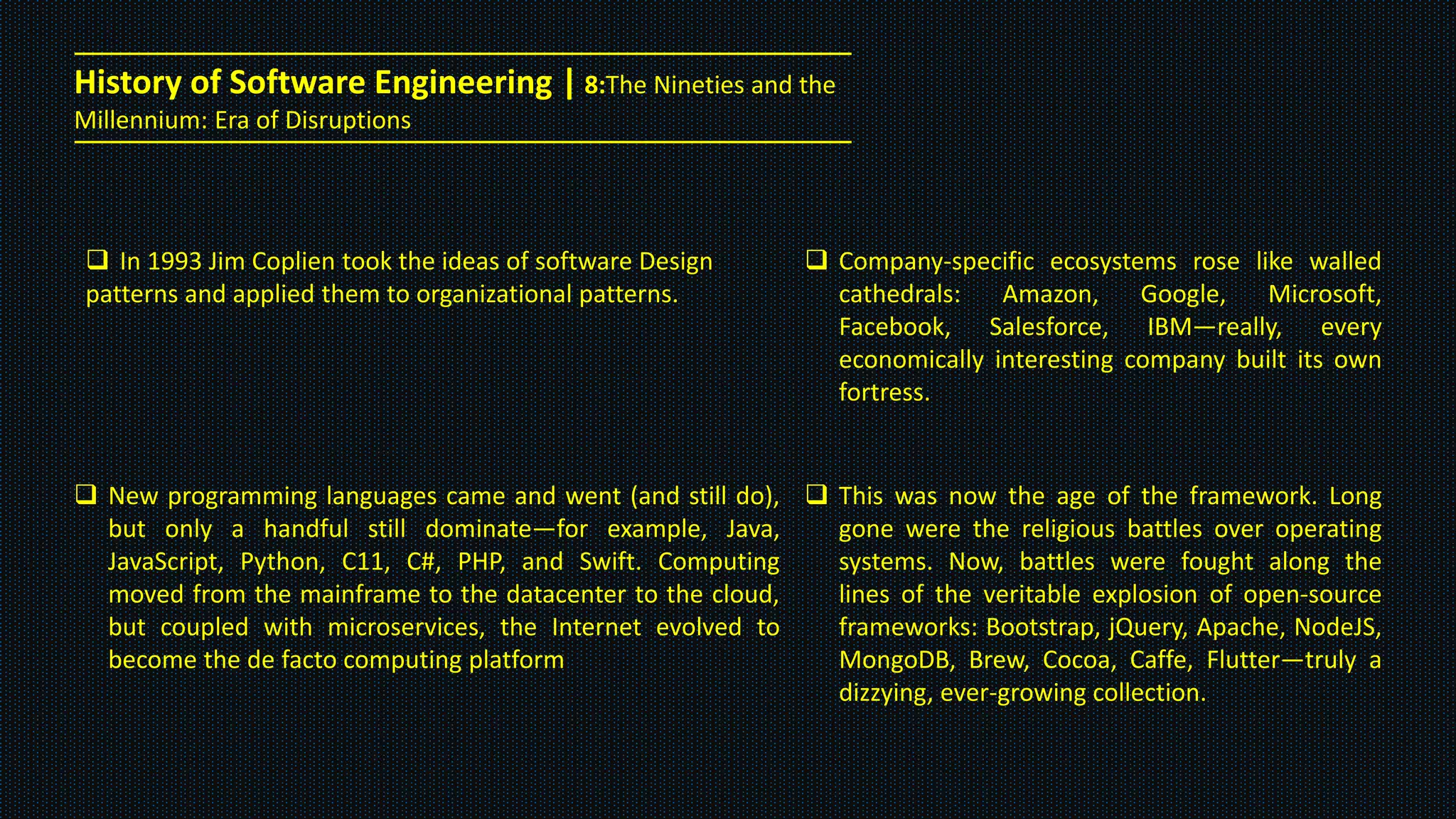 History of software engineering | PPTX