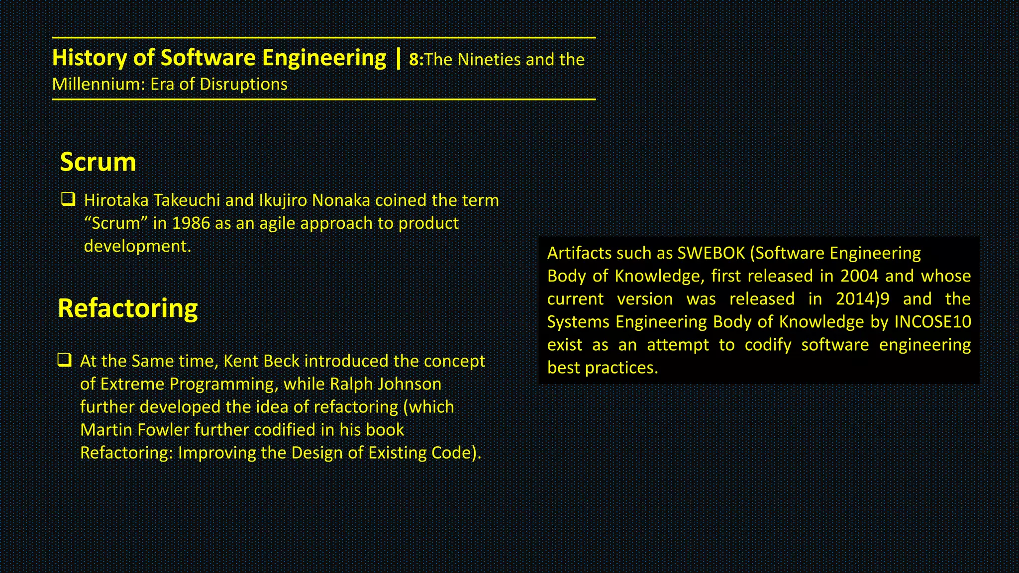 History of software engineering | PPTX