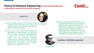 History of software engineering | PPTX