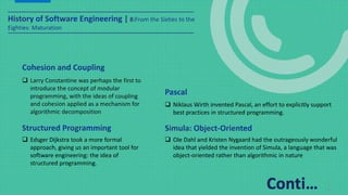 History of software engineering | PPTX