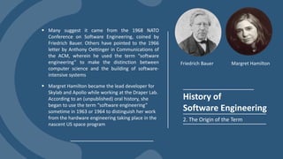 History of software engineering | PPTX