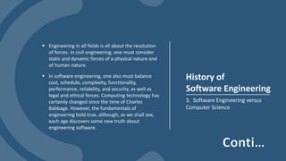 History of software engineering | PPTX