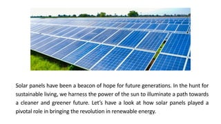 History of Solar Panels | Goldi Solar.pptx
