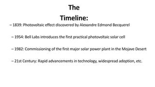 History of Solar Panels | Goldi Solar.pptx