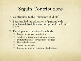 History of special education | PPT