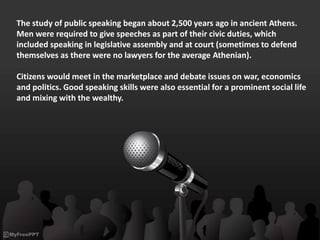 History of speeches and oratory | PPT