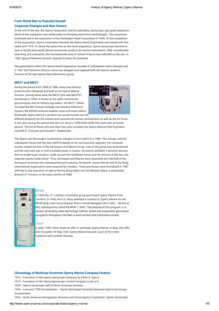 History of sperry marine | PDF