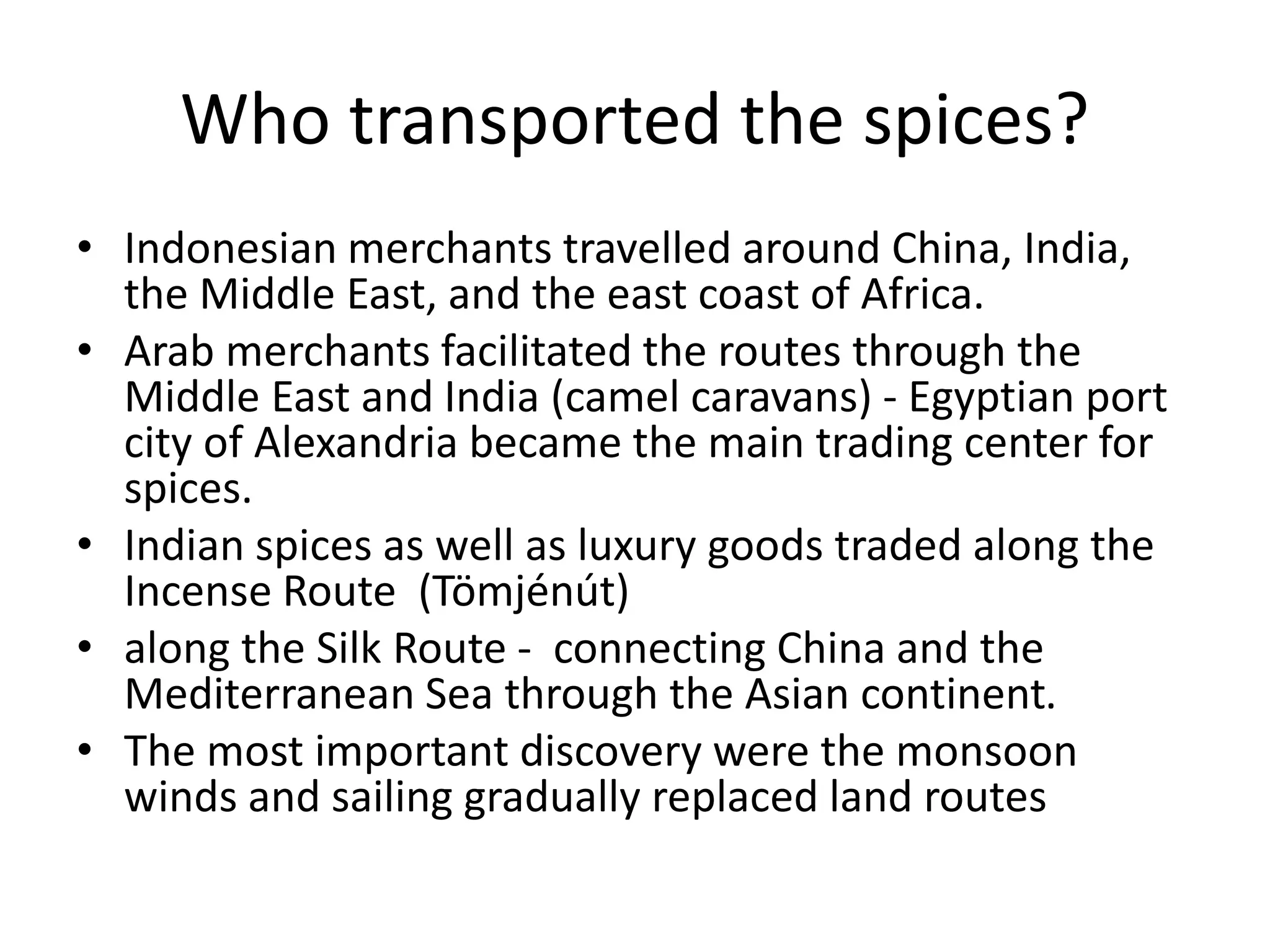 History of spices and herbs | PPTX