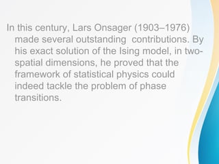 History of statistical physics | PPT