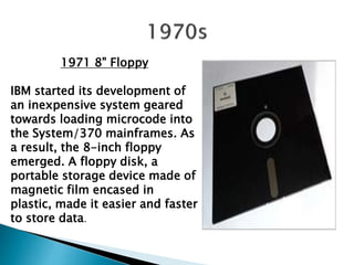 History of storage devices | PPTX