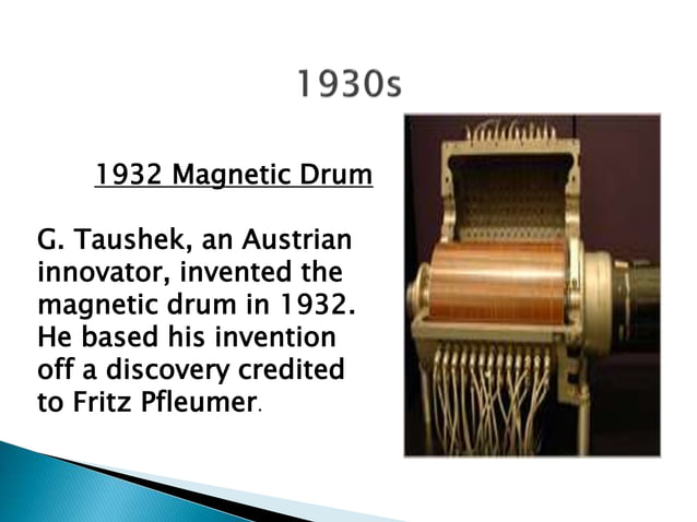 History of storage devices | PPTX | Data Storage and Warehousing ...